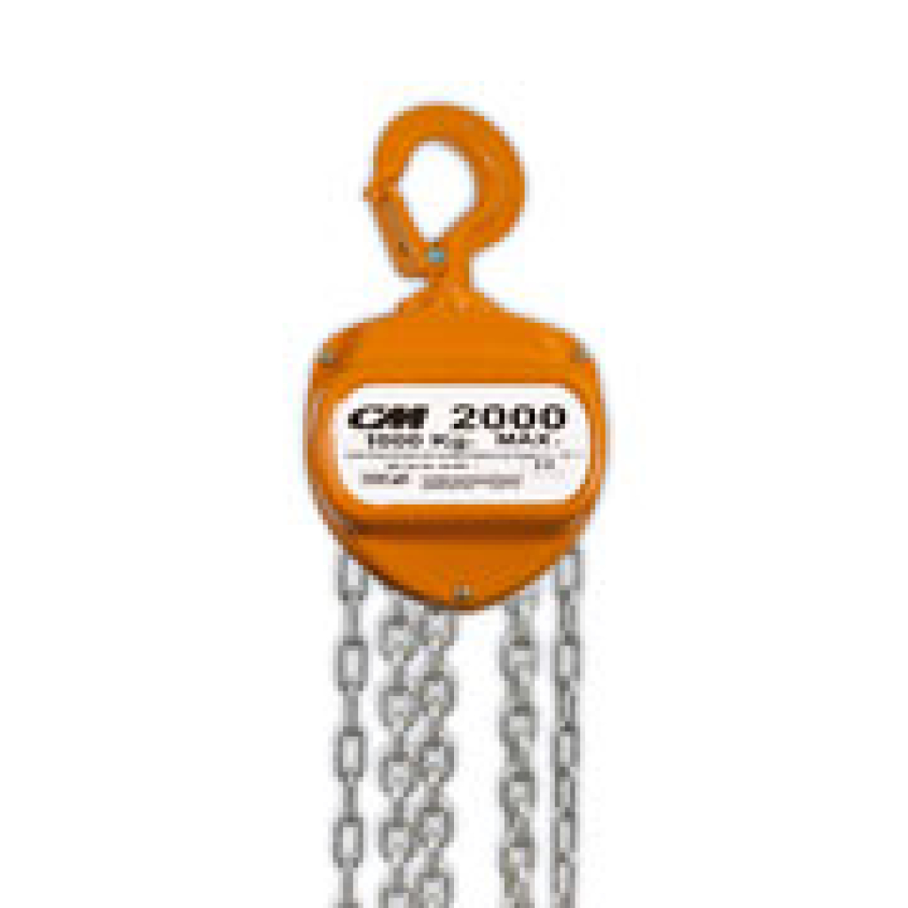 TECLE DE CADENA STD. 3 TON. x 3 MTS. C.M. - Villela